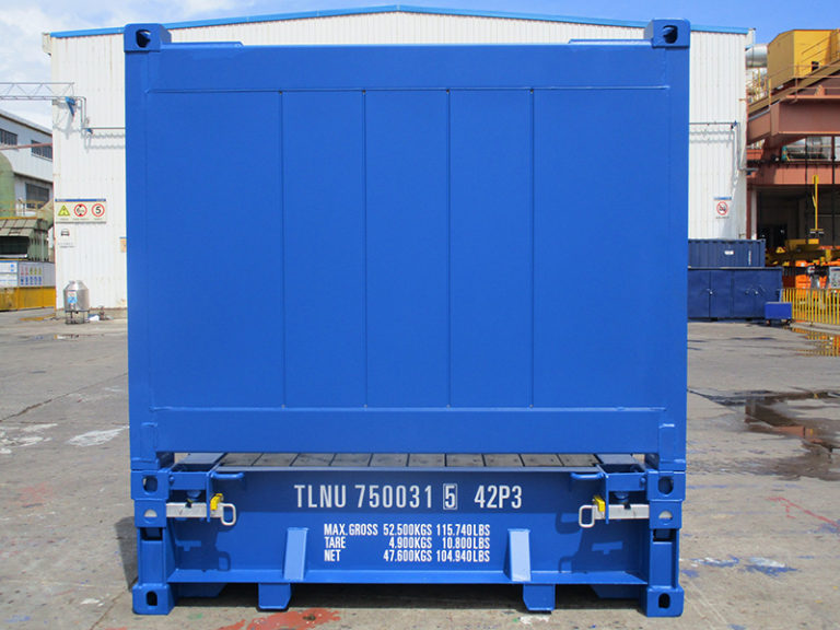 20ft Flat Rack container | Collapsible 20-foot
